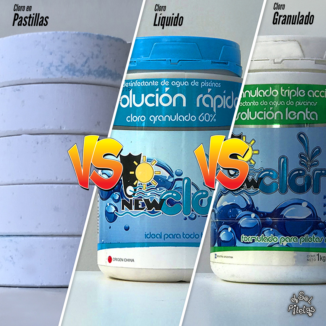 Cloro para piletas - El Sol Piletas Nordelta